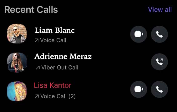 Hack Call Log and Address Book in Viber messenger | VbTracker